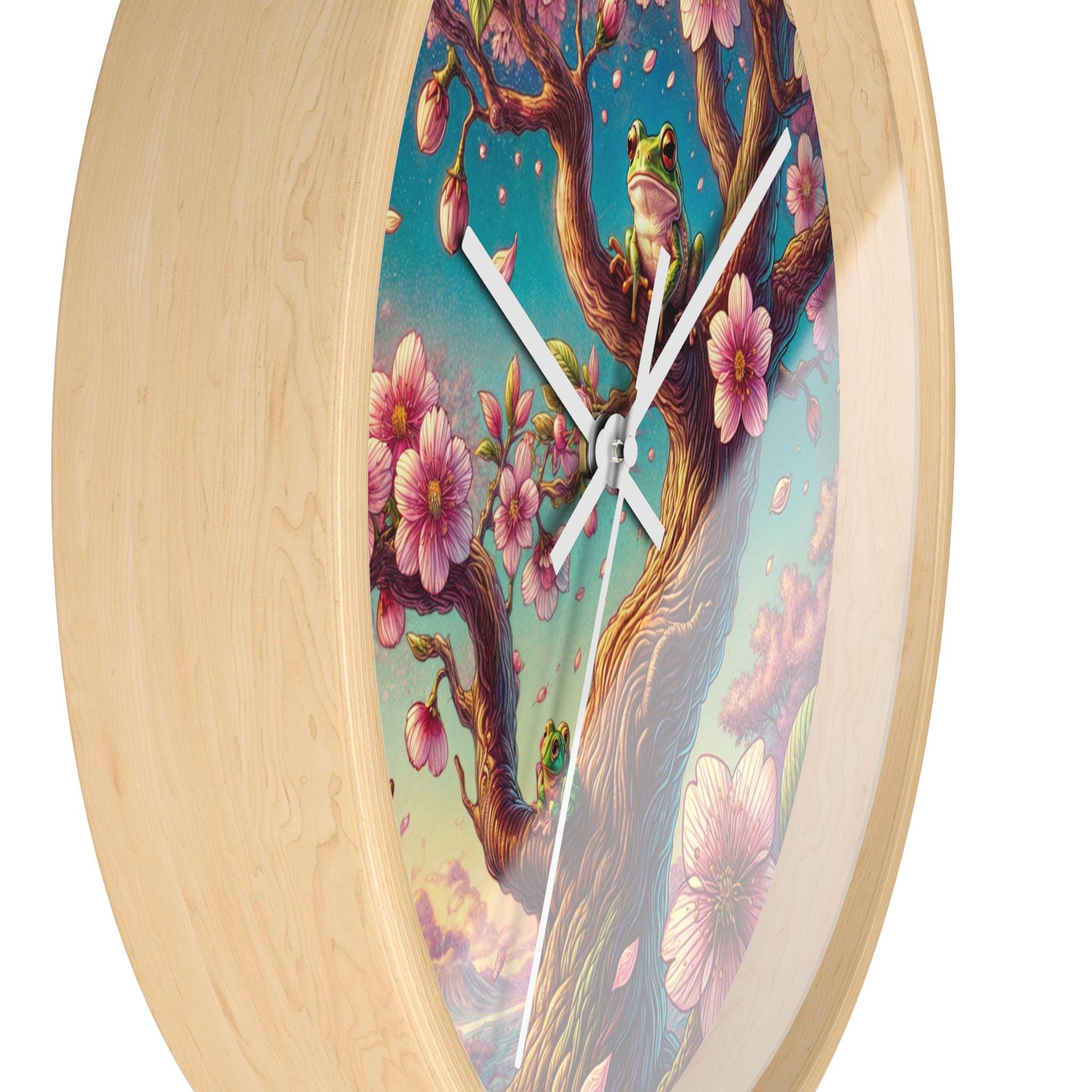 Blossom Tree Wall Clock, Wall Decor, Nature Themed Wall Decor, Unique ...