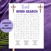 Lent Word Search Lent Worksheet Lenten Printable Lent Activities for ...