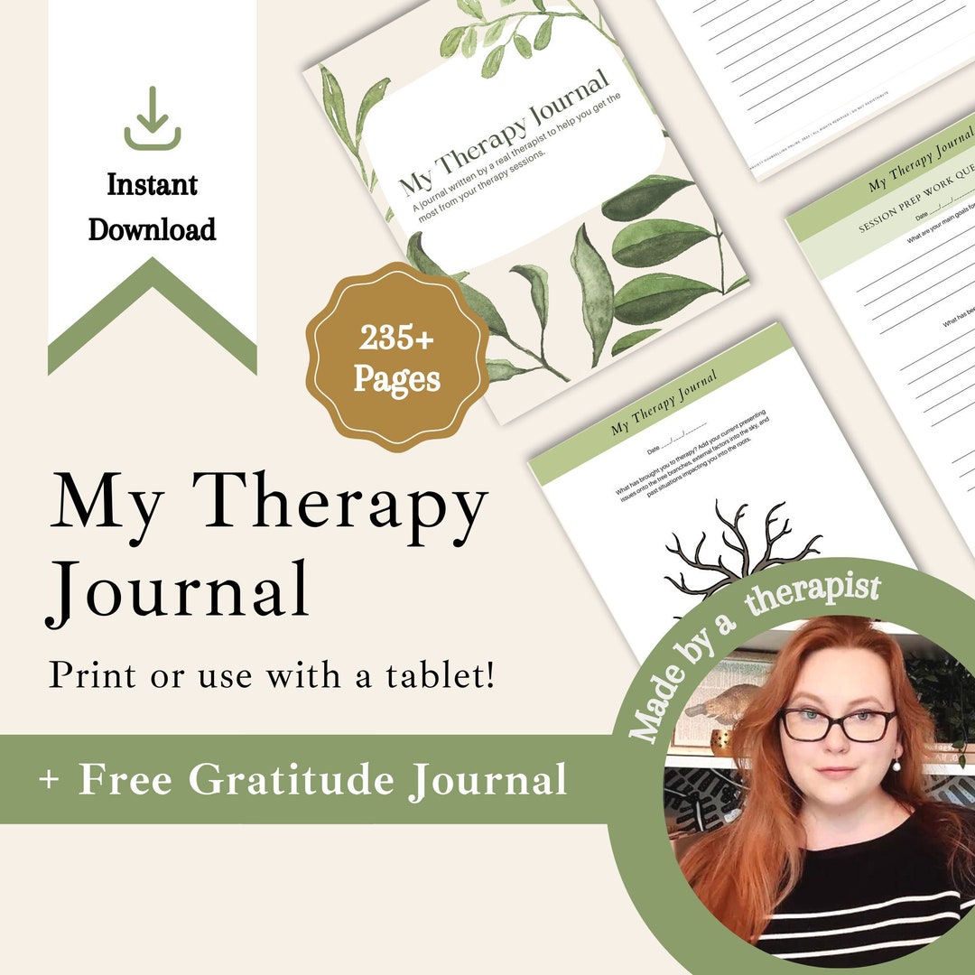 Therapy Journal Session Planner Therapy Journal Digital Worksheets ...