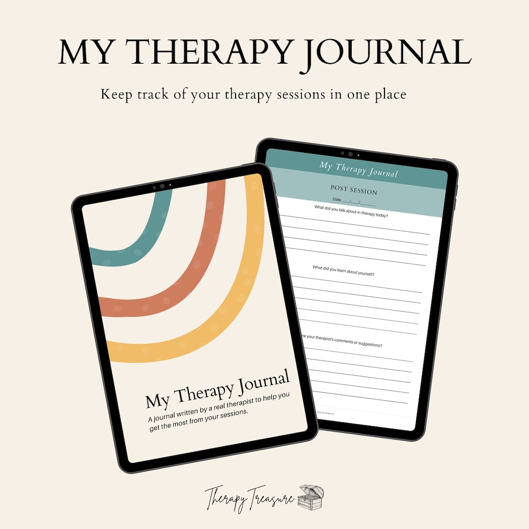 Therapy Journal Session INSTANT DOWNLOAD Mental Health - Etsy