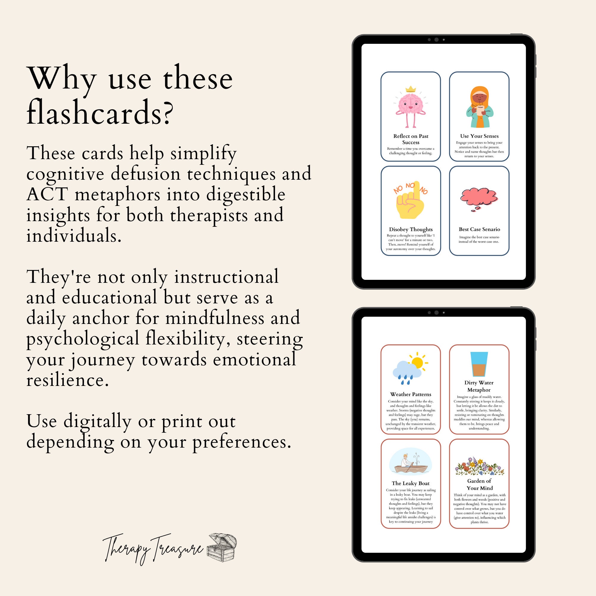 ACT Flashcards, Cognitive Distortions, Acceptance and Commitment ...