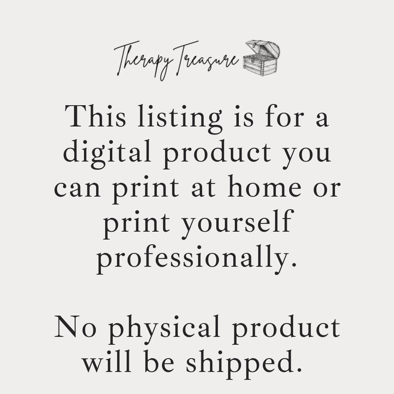 54321 Grounding Technique Printable Wall Art INSTANT DOWNLOAD Therapy ...