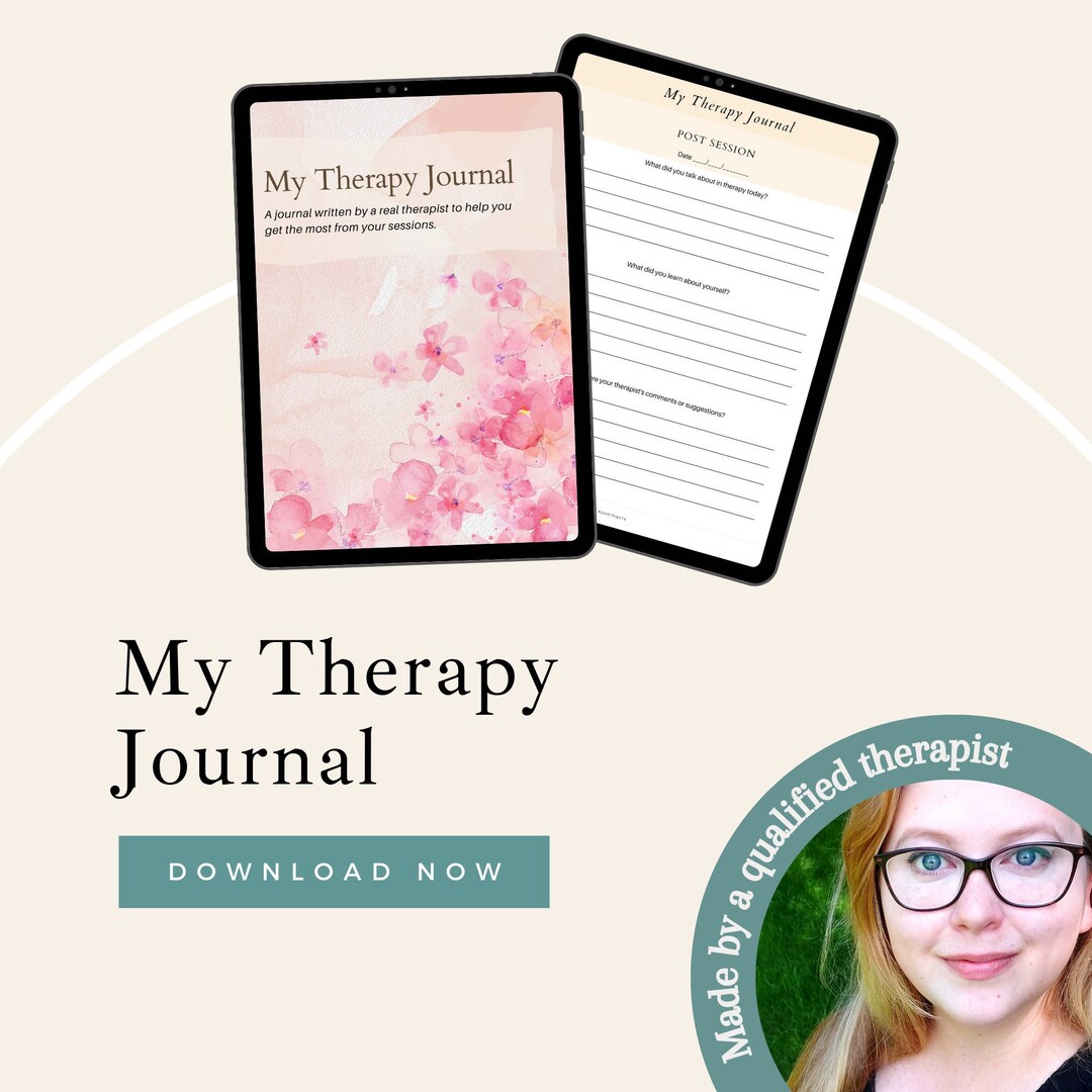 Therapy Journal Session INSTANT DOWNLOAD Wellness Journal | Mental ...