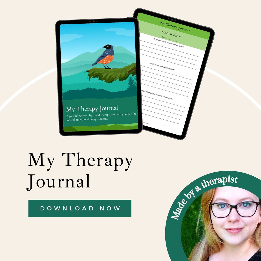 Therapy Journal Session INSTANT DOWNLOAD Wellness Journal Mental Health ...