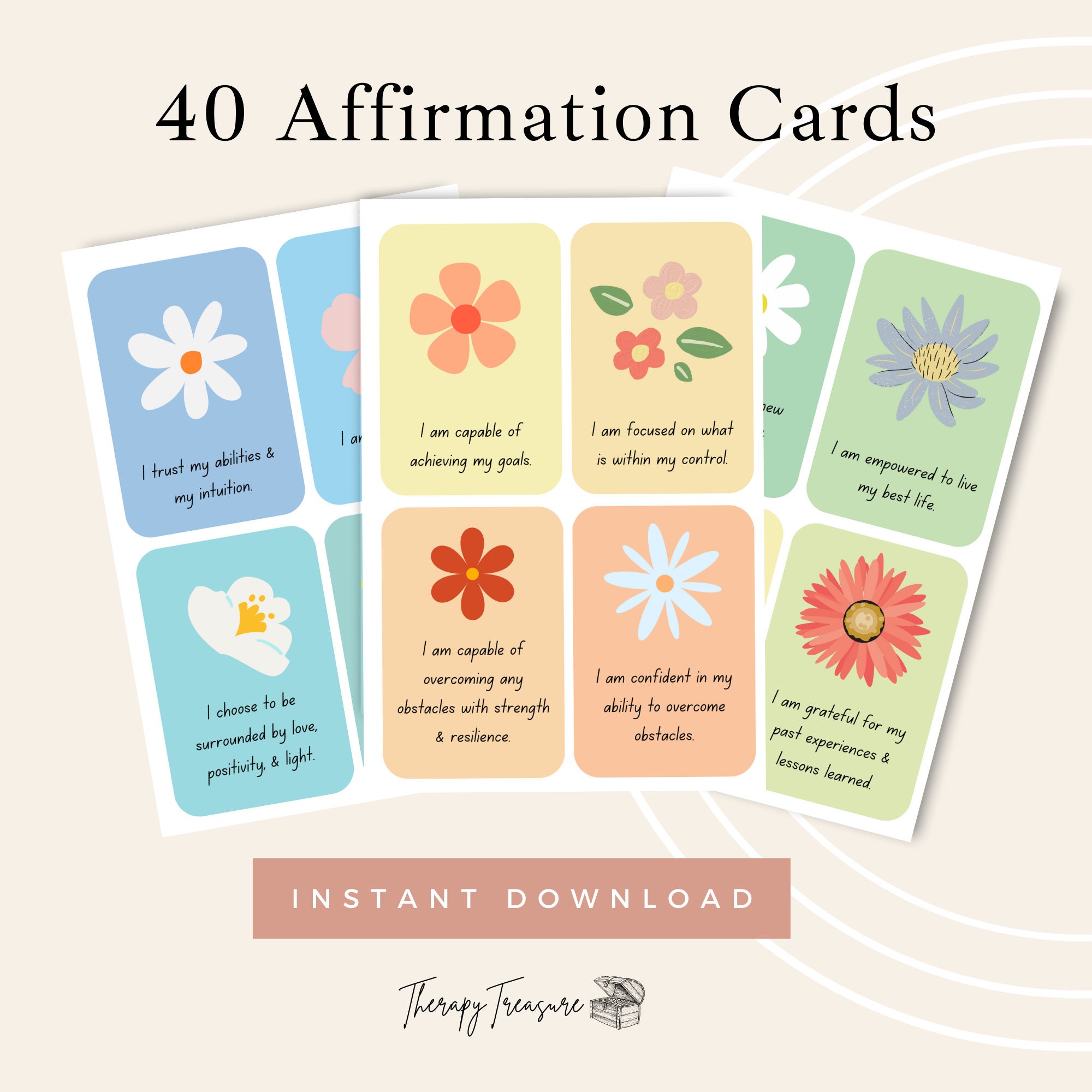 Affirmation Station Cards | Positive Quote Flash Cards | Affirmation ...