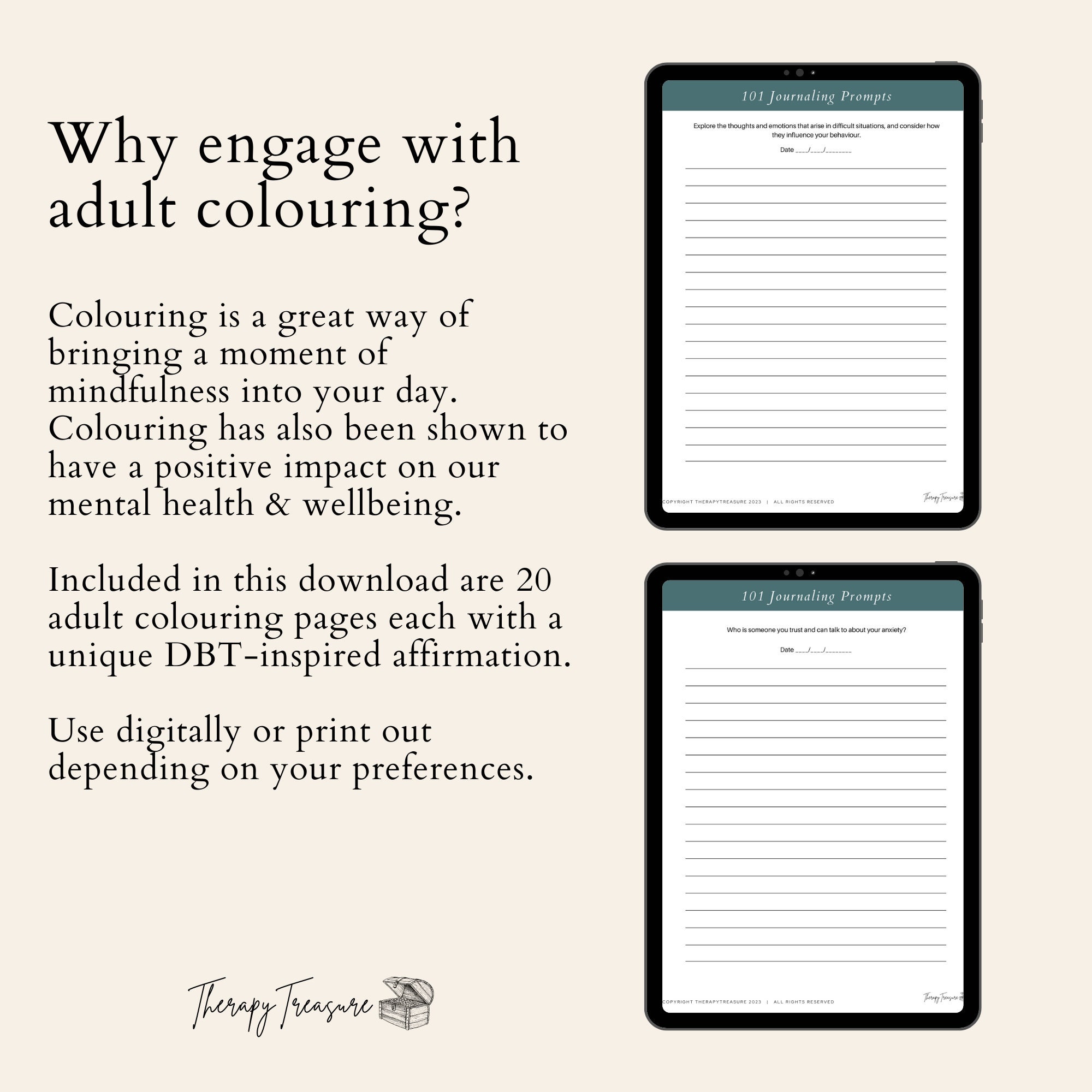 DBT Colorbook Dbt Sheet, Dbt Workbook, Dbt Threapy Worksheet, Dbt ...