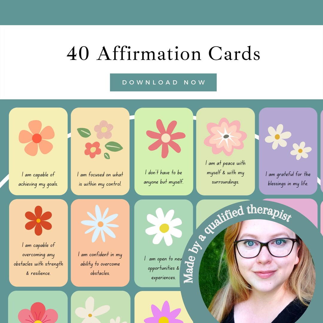 Affirmation Station Cards | Positive Quote Flash Cards | Affirmation ...