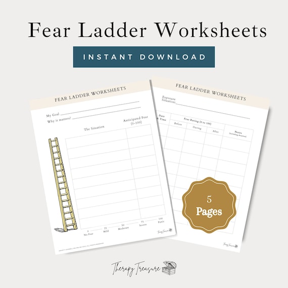Exposure Therapy Worksheets Graded Exposure Therapy Worksheets To