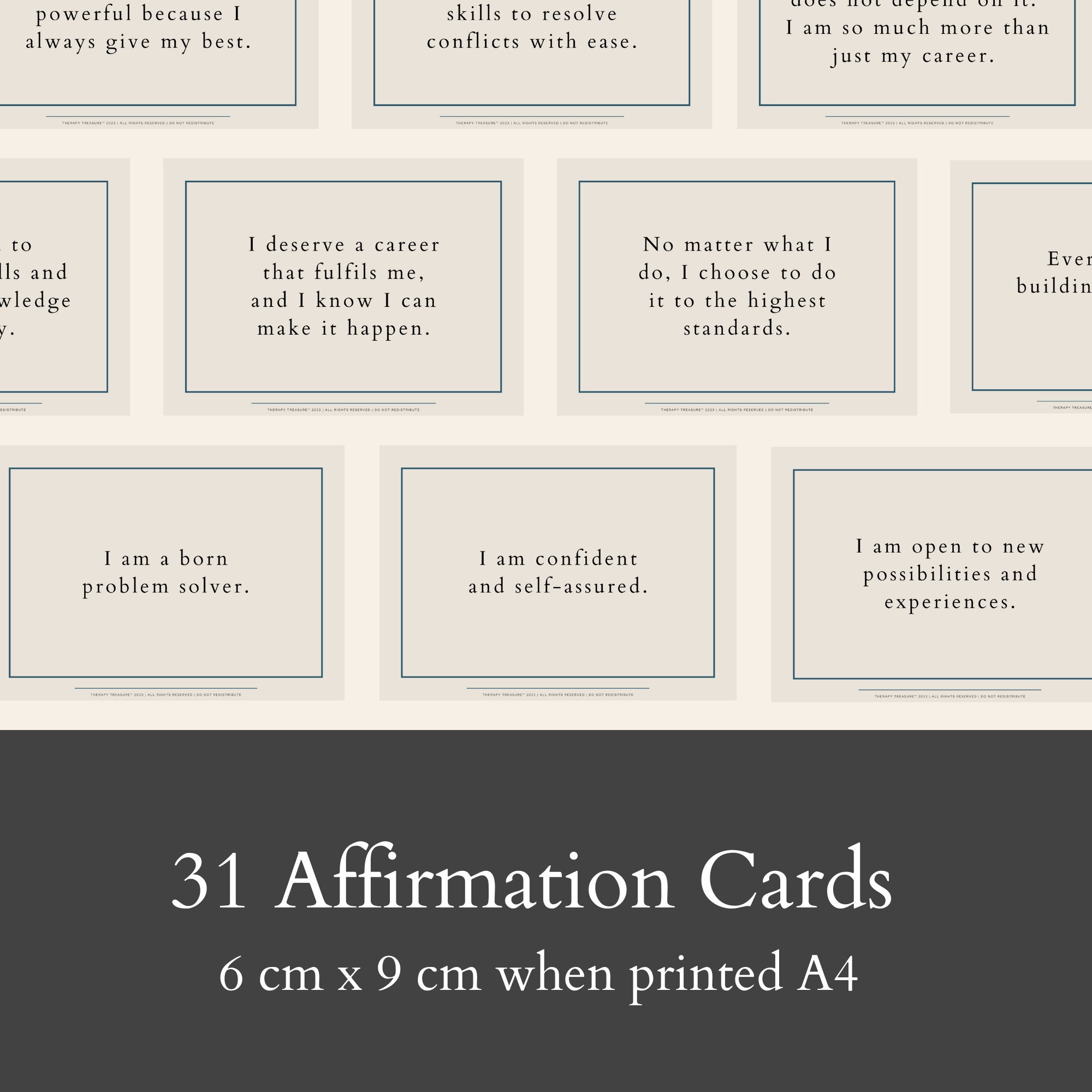Affirmation Cards for Men Printable Motivation Cards Career Affirmation ...