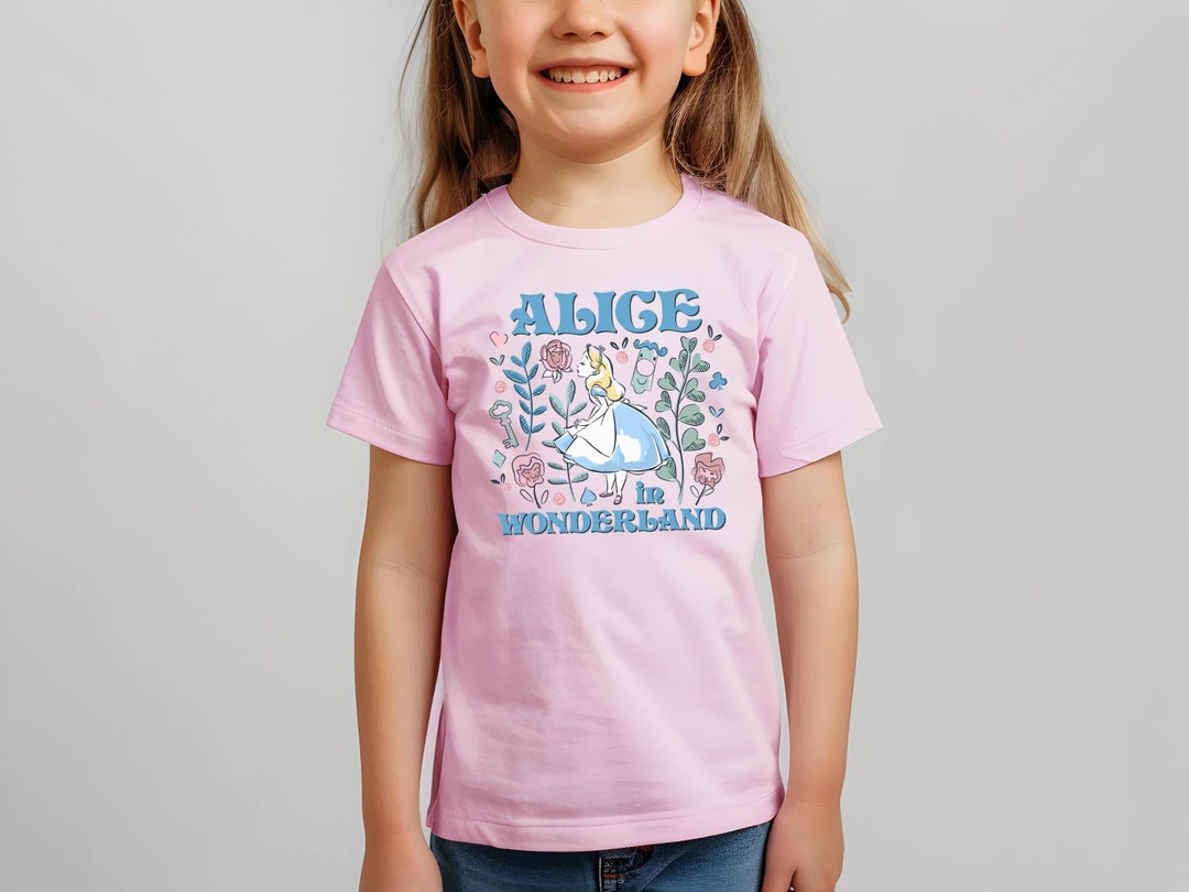 Alice in Wonderland Shirt, Disney Alice Shirt, Alice T-shirt, Floral ...