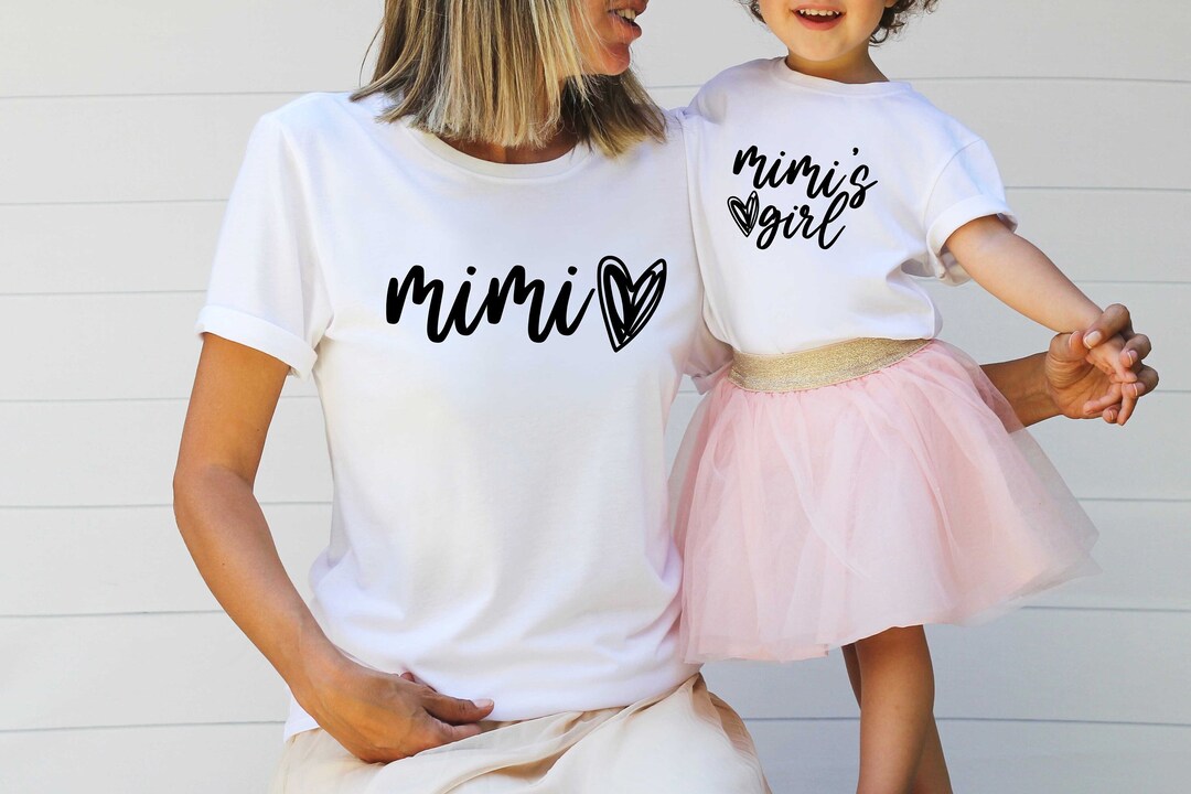 Mimi and Mimi's Girl Shirt, Mimi's Girl Shirt, Mimi Shirt, Mimi and Me ...