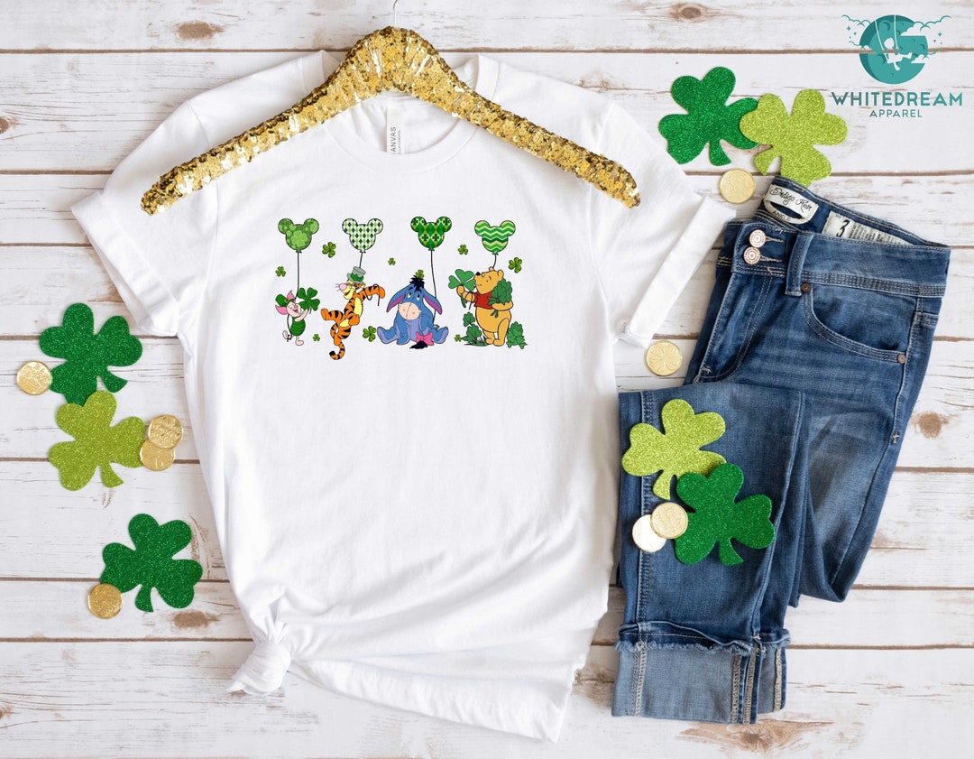 Winnie the Pooh T-shirt, Winnie & Friends Shirt, Feeling Lucky Shirt ...