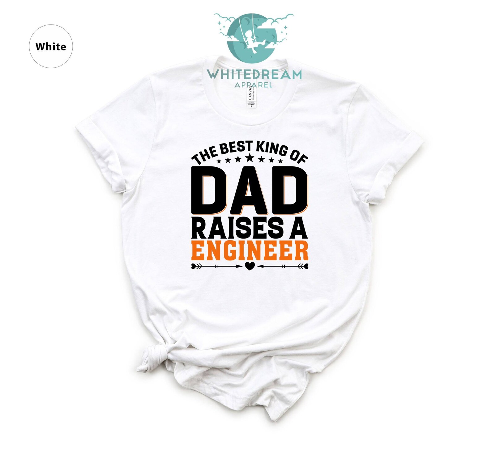 Dad Raises A Engineer T-shirt, Git for Engineer, Proud Dad Shirts, Best ...