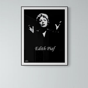 Edith Piaf Poster - Etsy