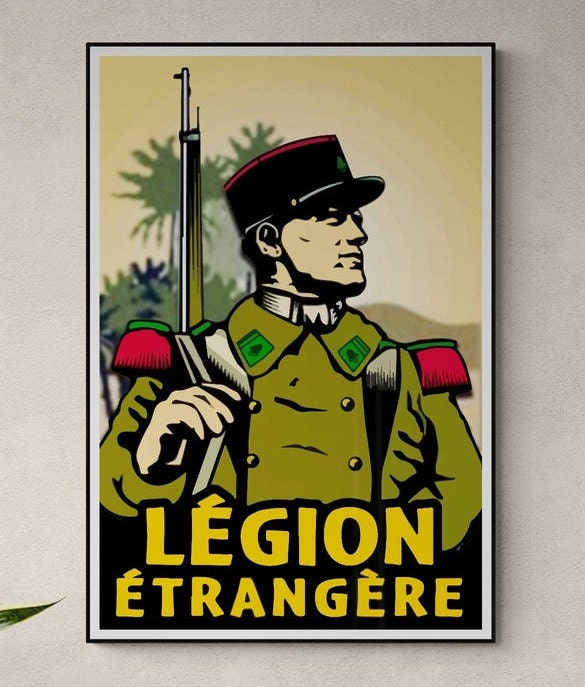 Foreign Legion Poster - Etsy