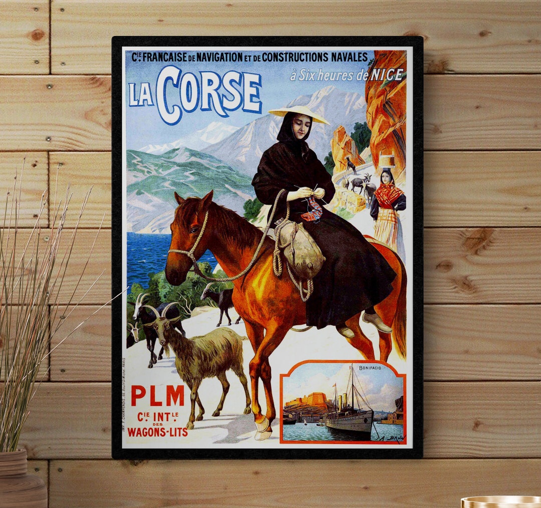 Corsica Poster - Etsy