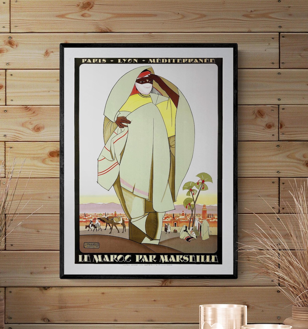Morocco Marseille Poster - Etsy