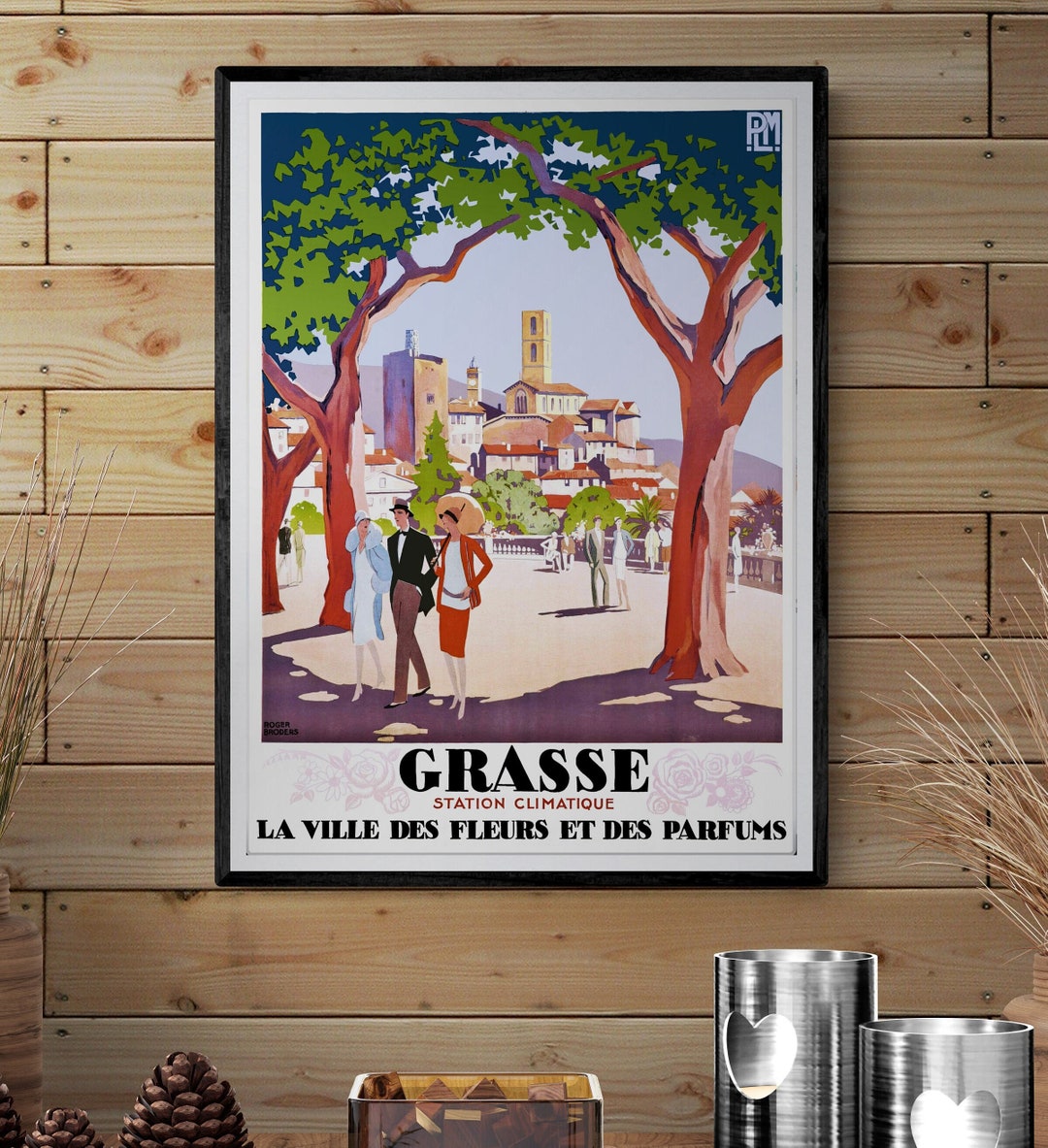 Poster Grasse Cote D'azur - Etsy