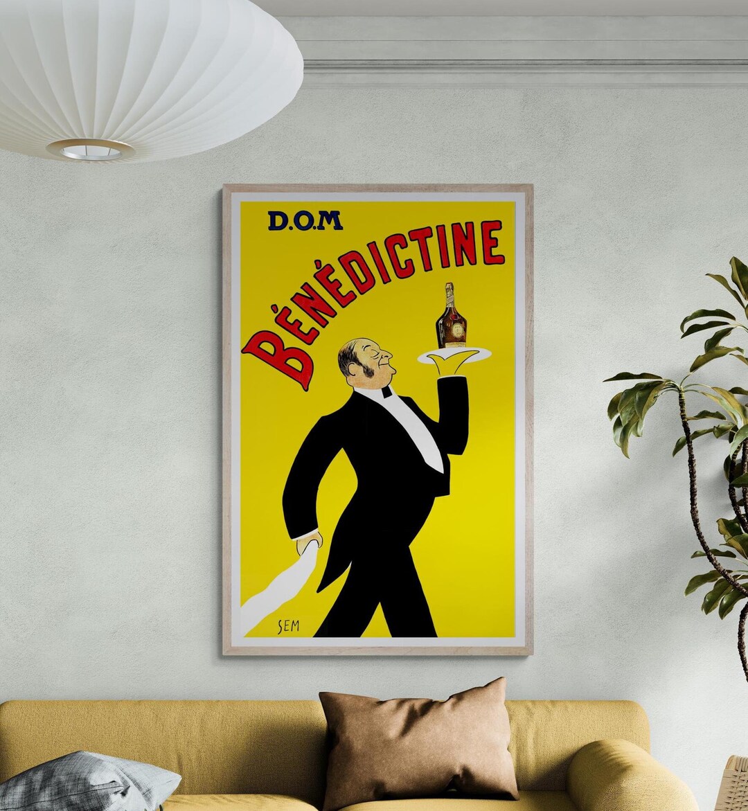 Benedictine Liqueur Poster - Etsy