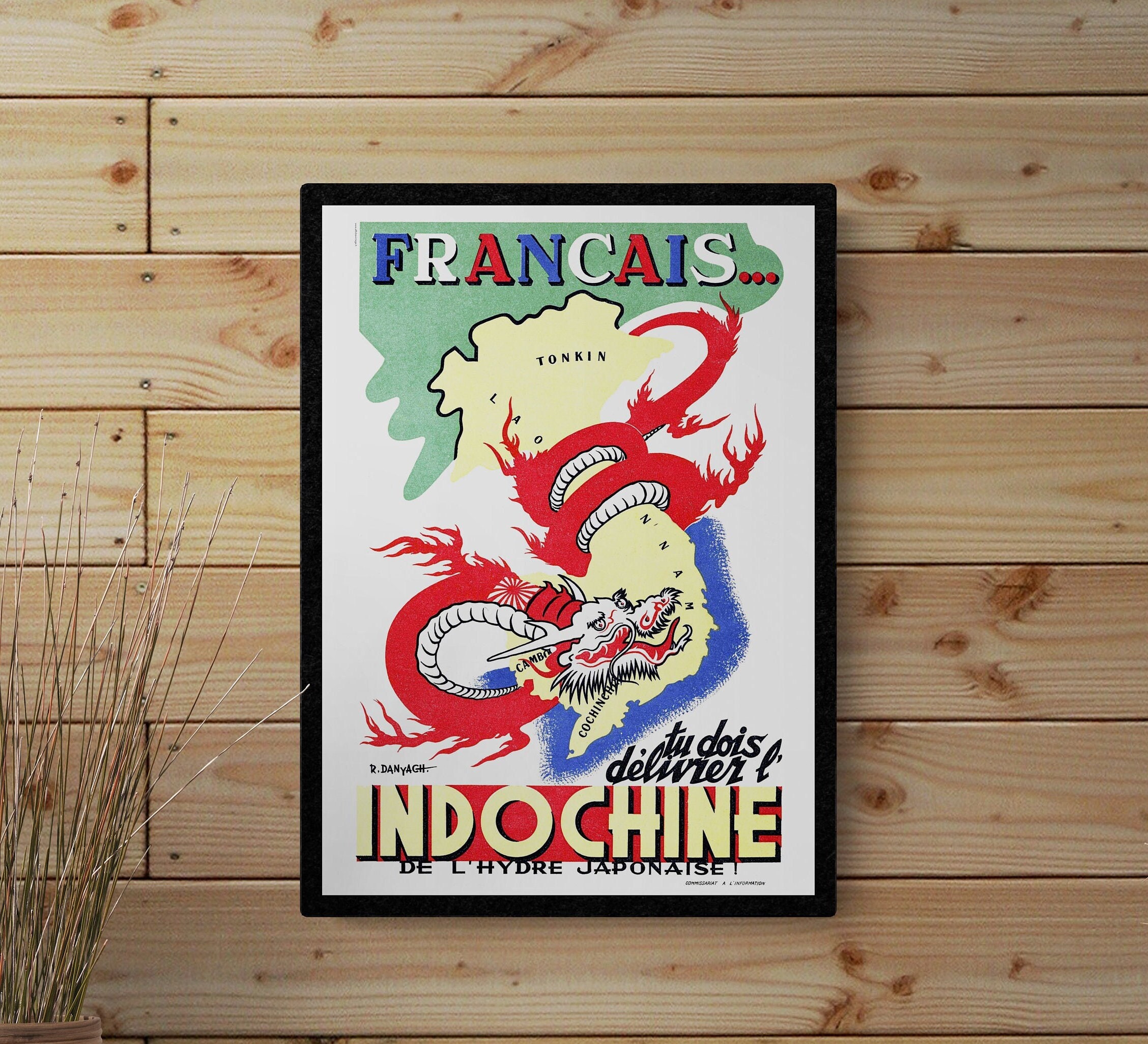 French Indochina Poster - Etsy