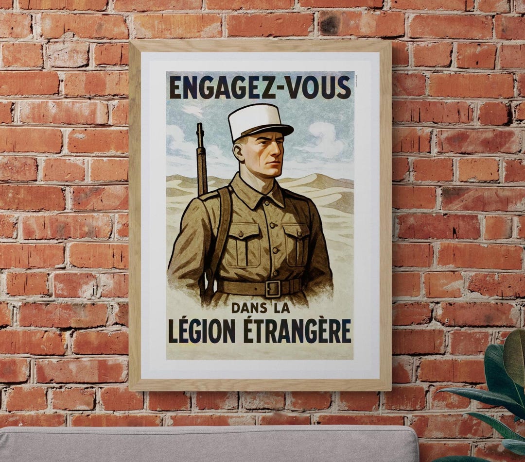 Foreign Legion Poster - Etsy