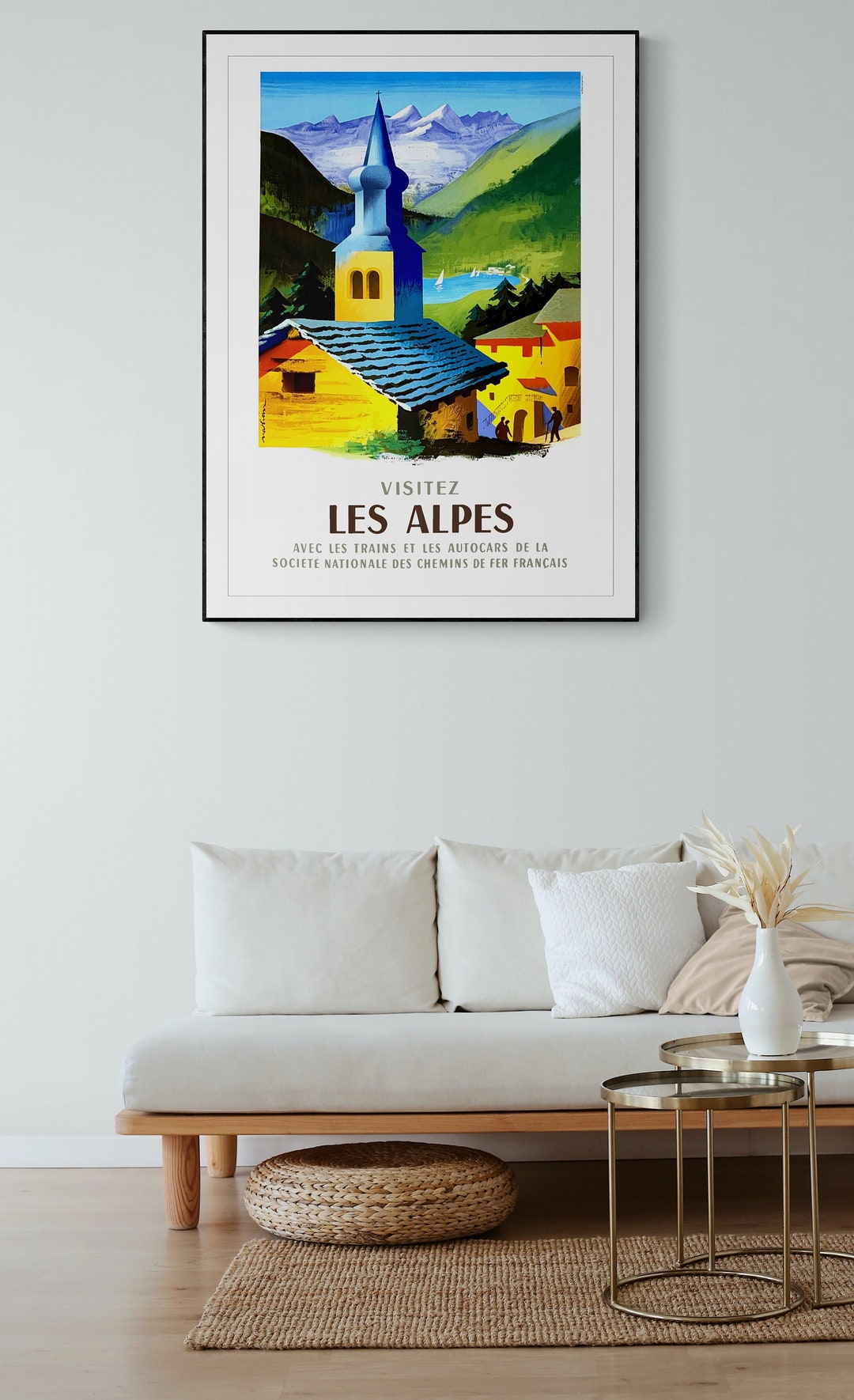 Poster the Alps - Etsy