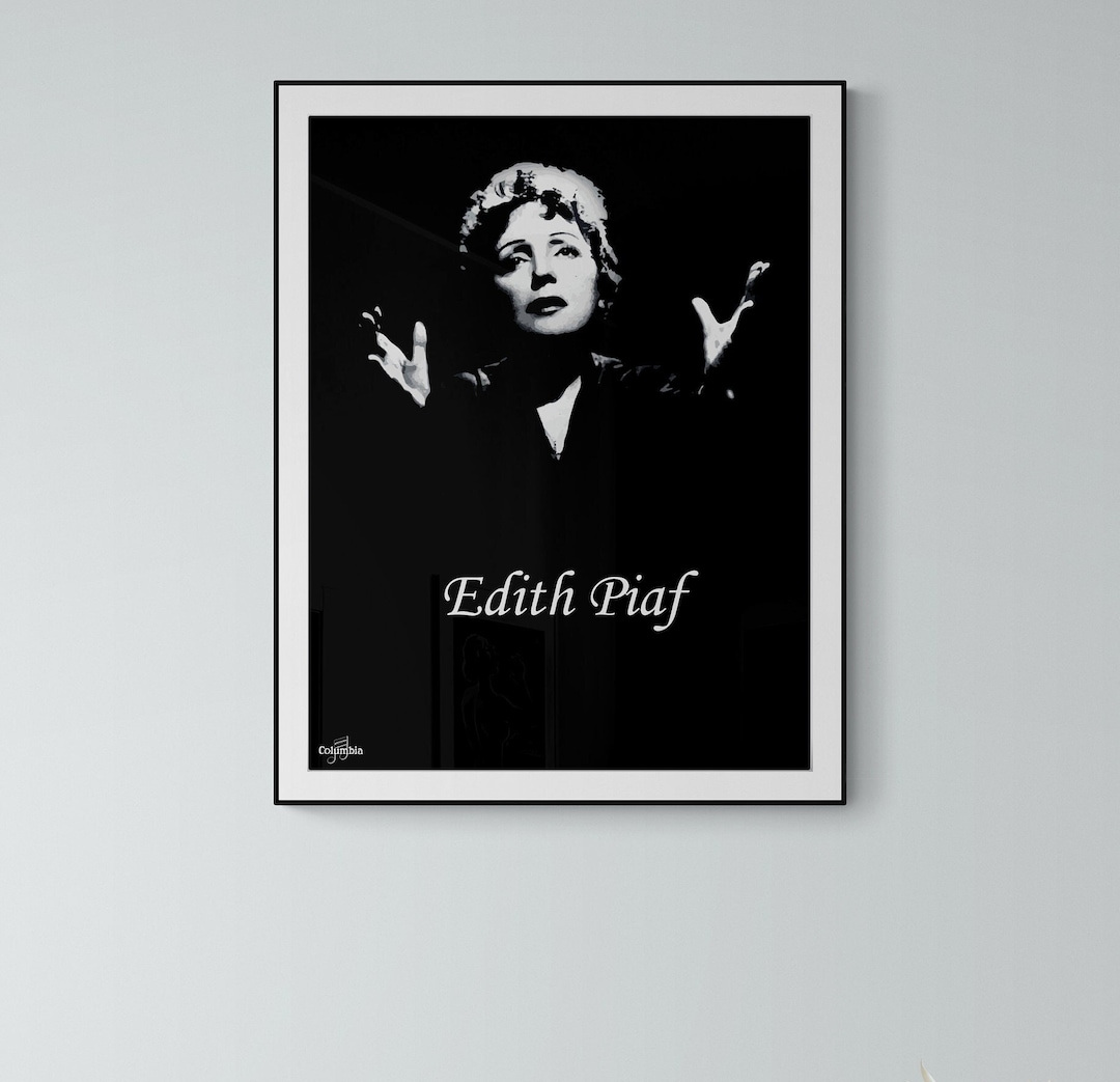 Edith Piaf Poster - Etsy