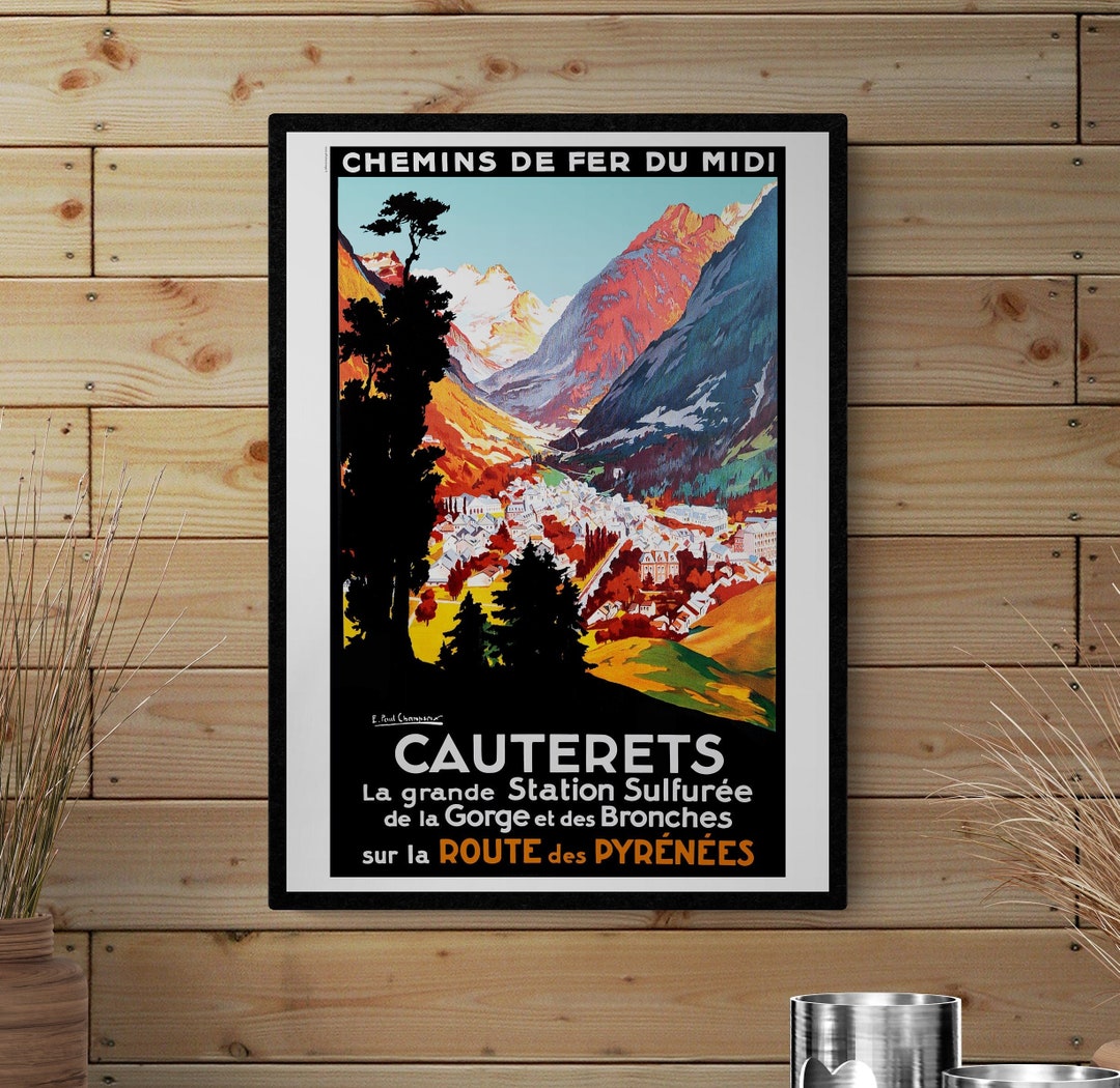 Cauterets Pyrenees Poster - Etsy