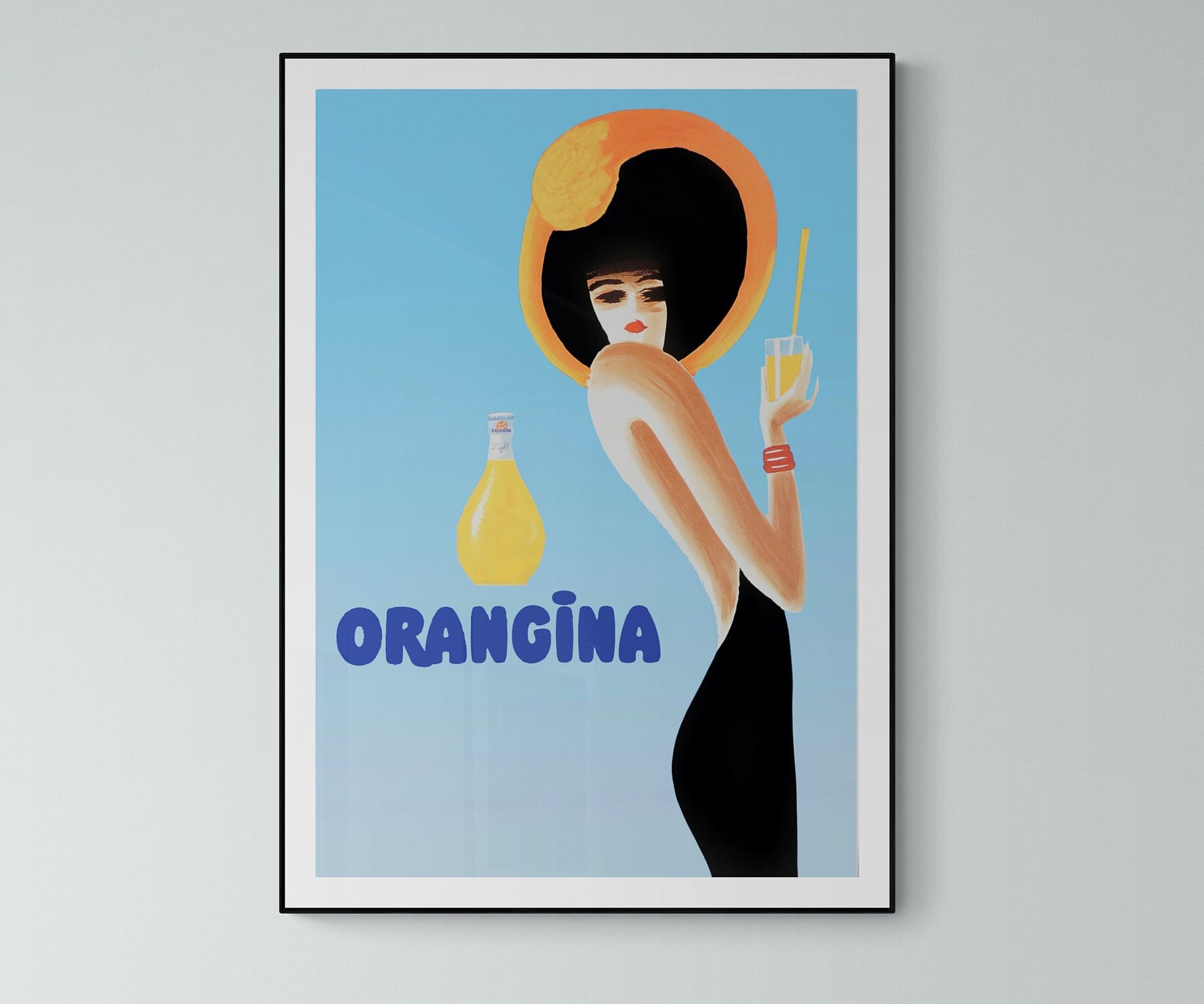 Orangina Poster - Etsy