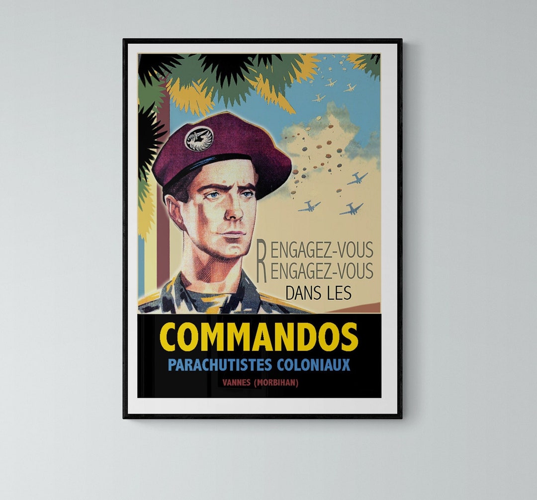 Parachute Commandos Poster - Etsy