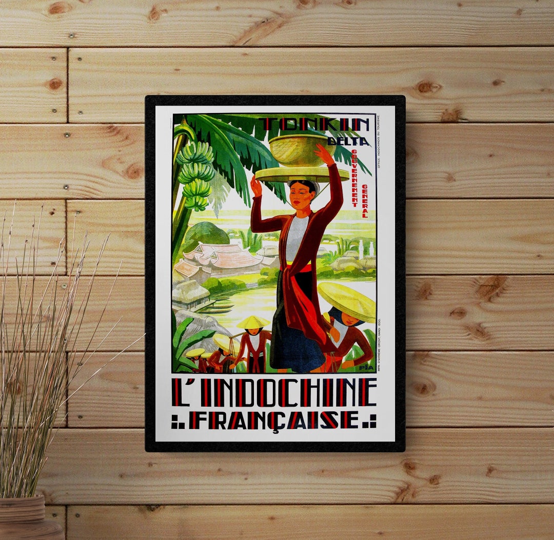 French Indochina Poster - Etsy