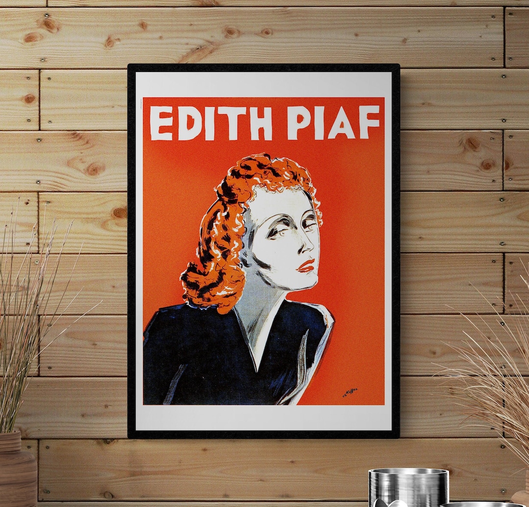 Edith Piaf Poster - Etsy