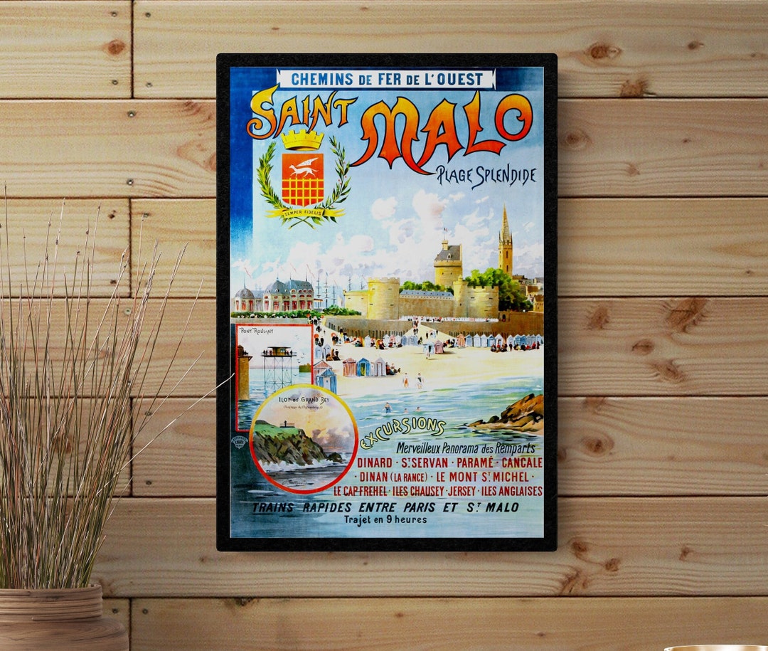 Saint-malo Poster - Etsy