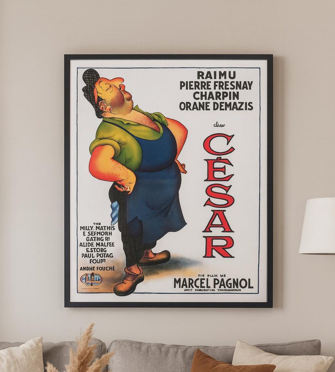 Marcel Pagnol Poster, César - Etsy