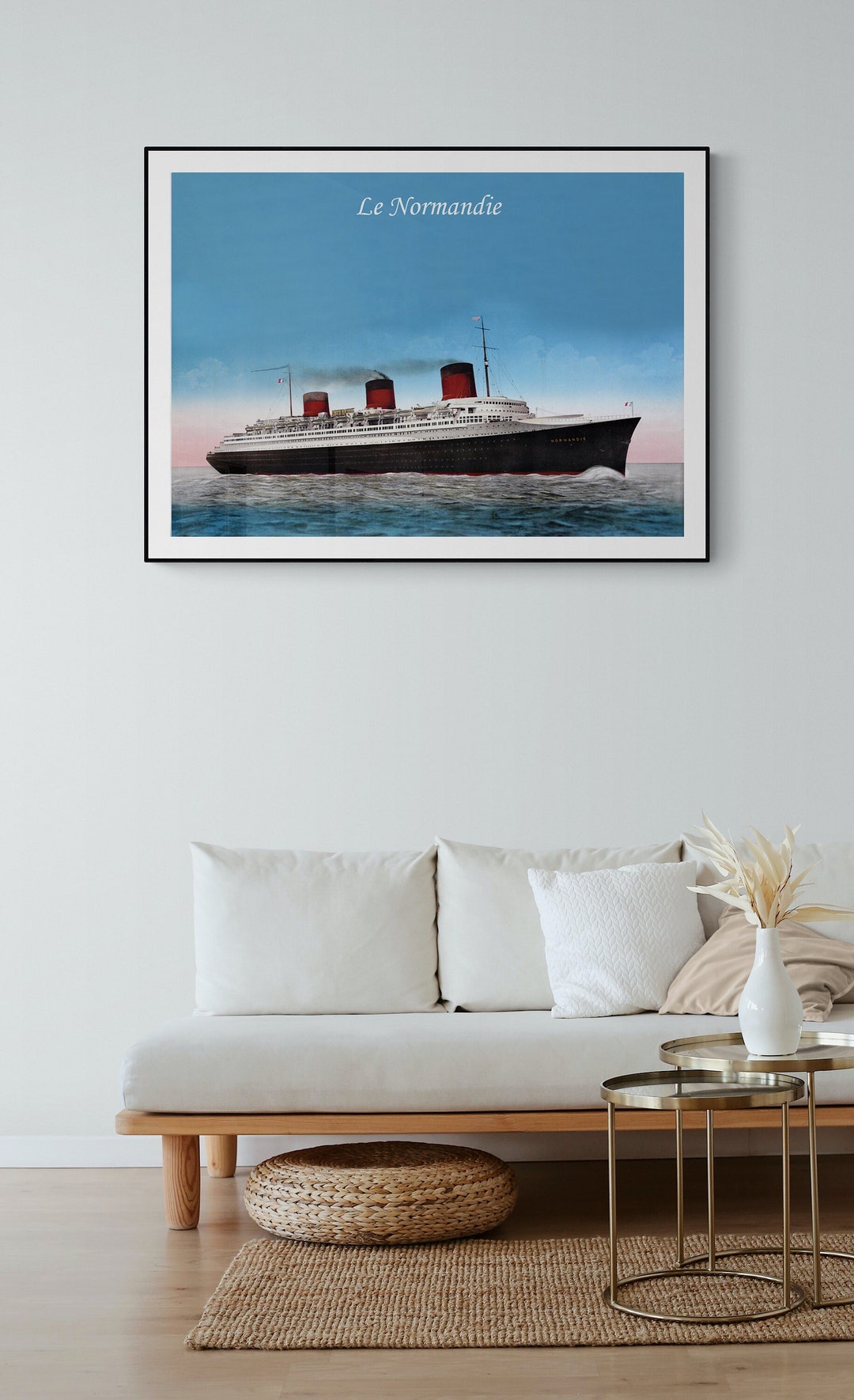 Normandy Liner Poster - Etsy
