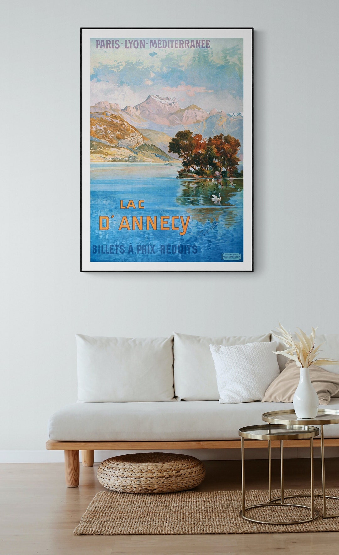 Lake Annecy Poster - Etsy