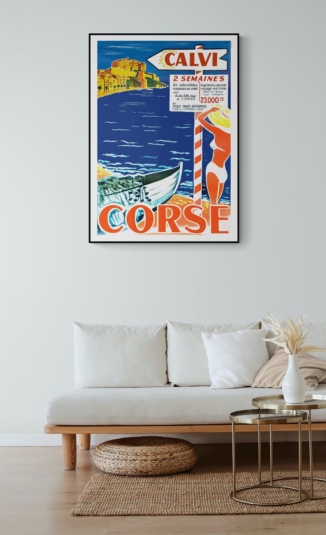 Poster Corsica - Etsy