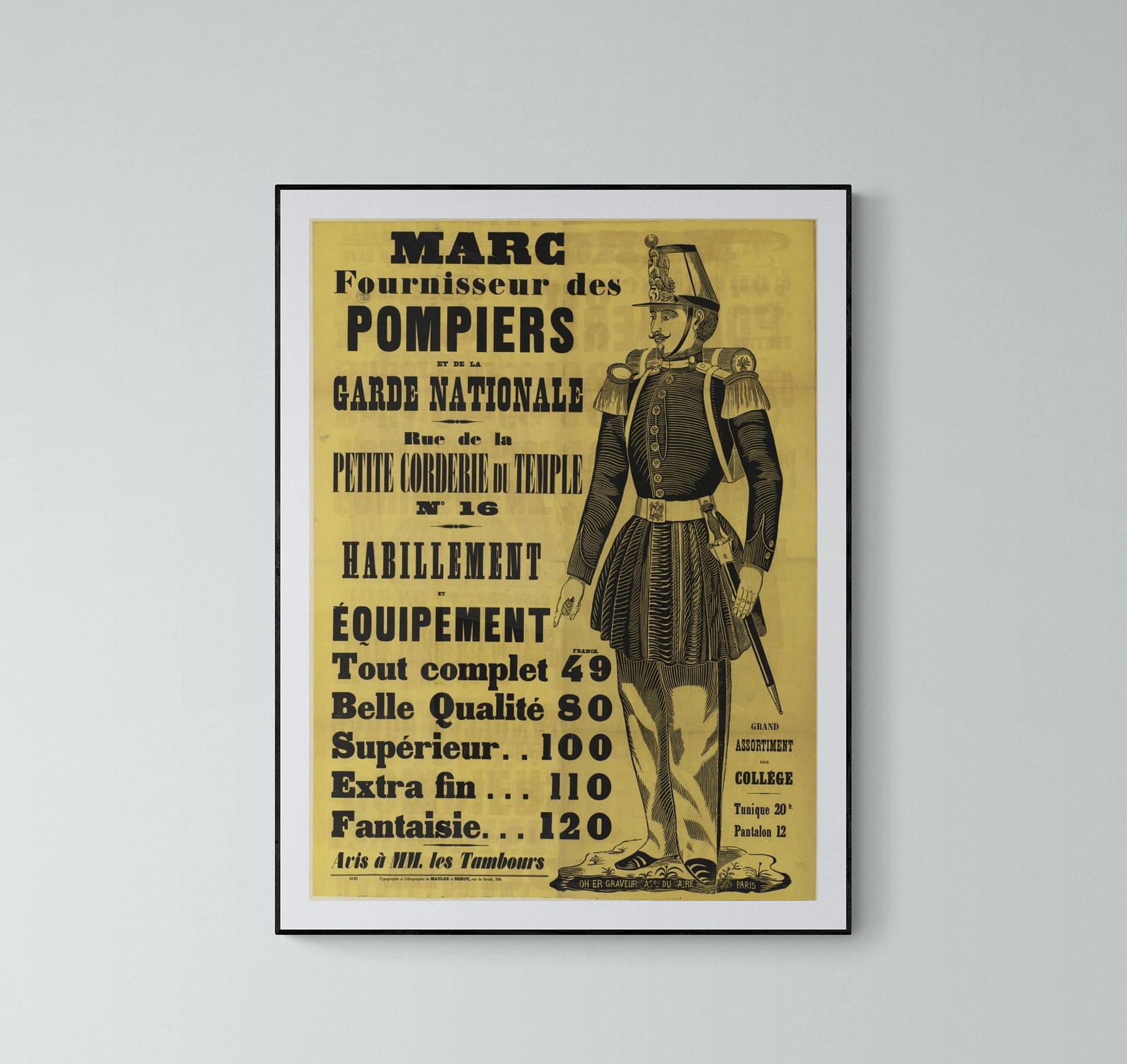 Vintage Firefighter Poster - Etsy