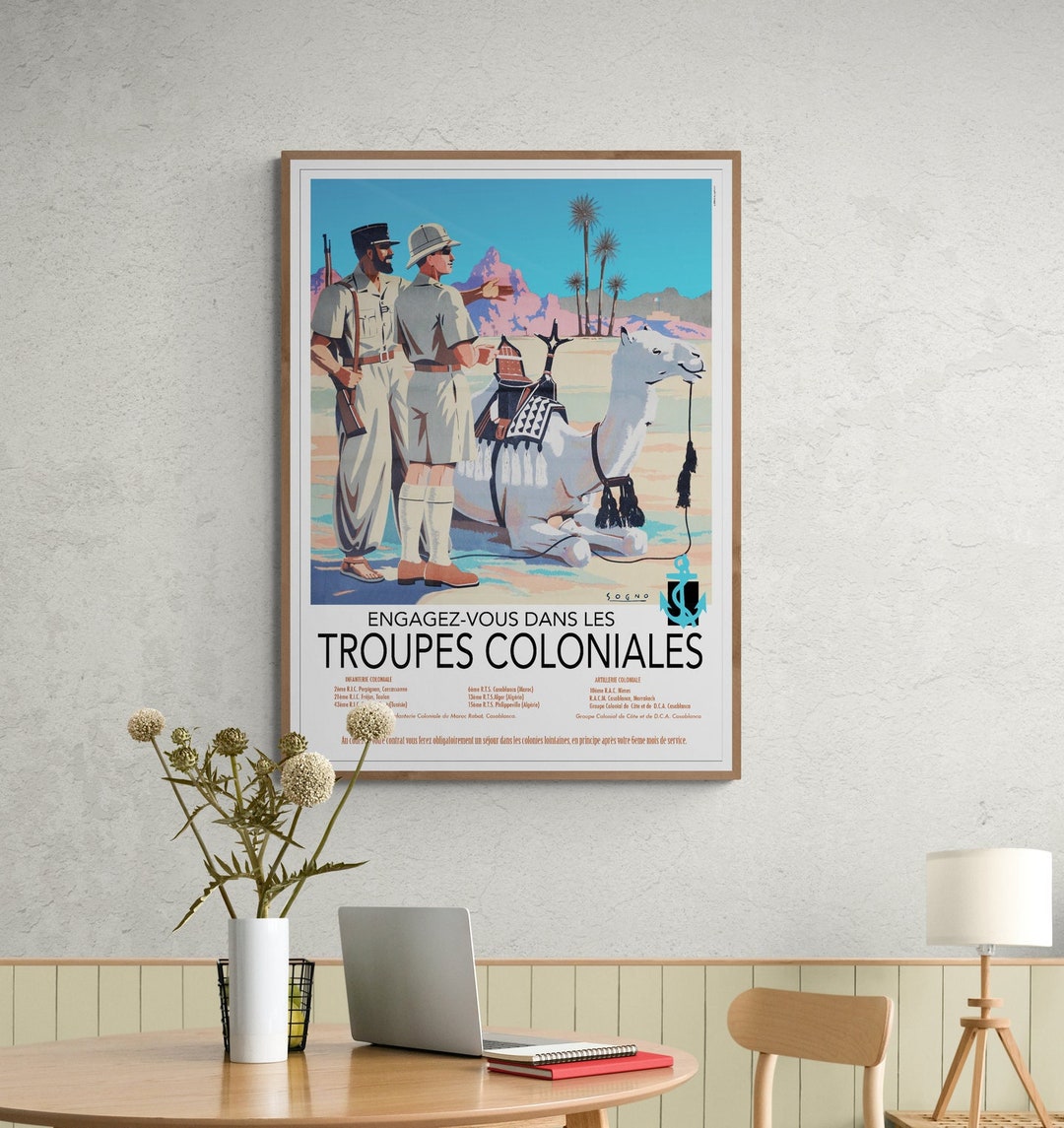 Poster Colonial Troops - Etsy