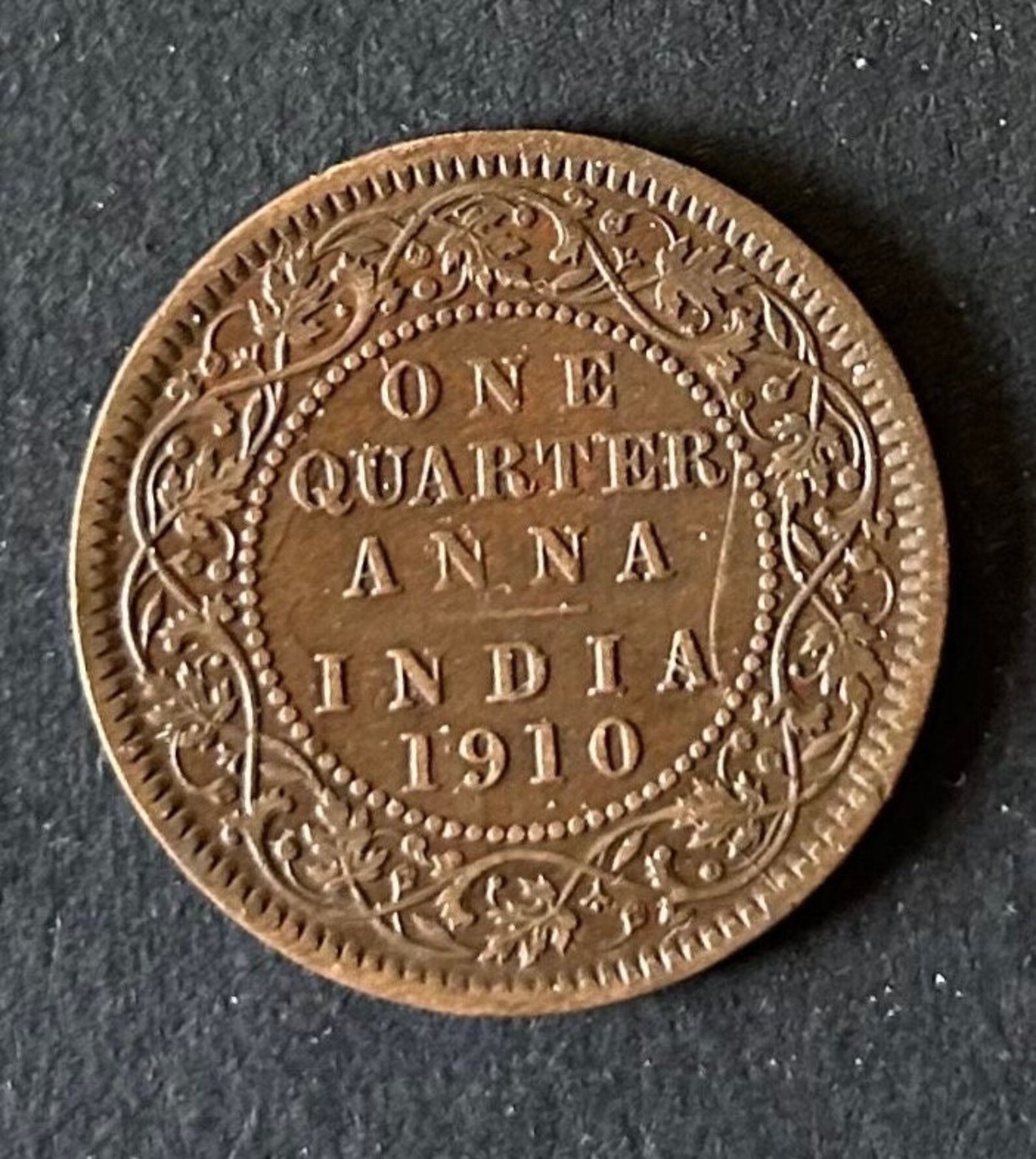 1⁄4 Anna India 1910 - Edward VII British India -pre Independence Coin ...