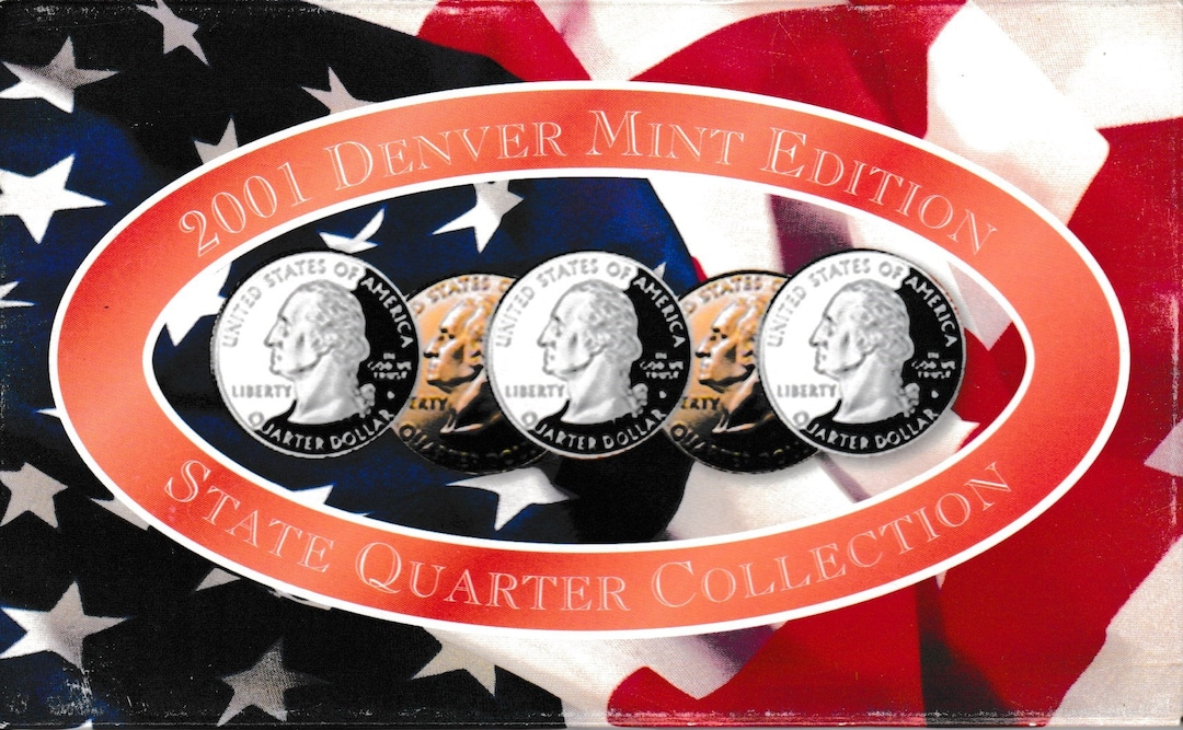 2001 Denver Mint Edition State Quarter Collection Mint Sets - Etsy
