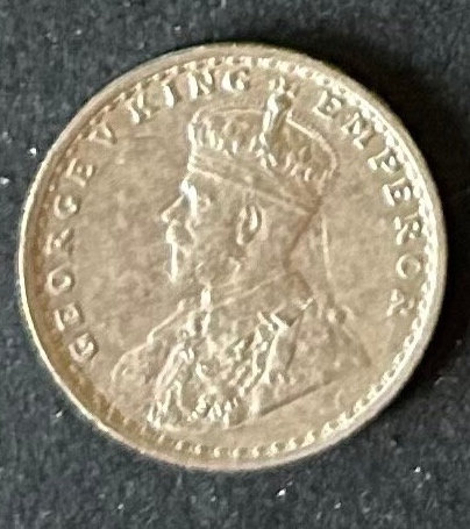 1914 BRITISH India 2 Anna Silver King George V & Emperor Coin KM#515 - Etsy