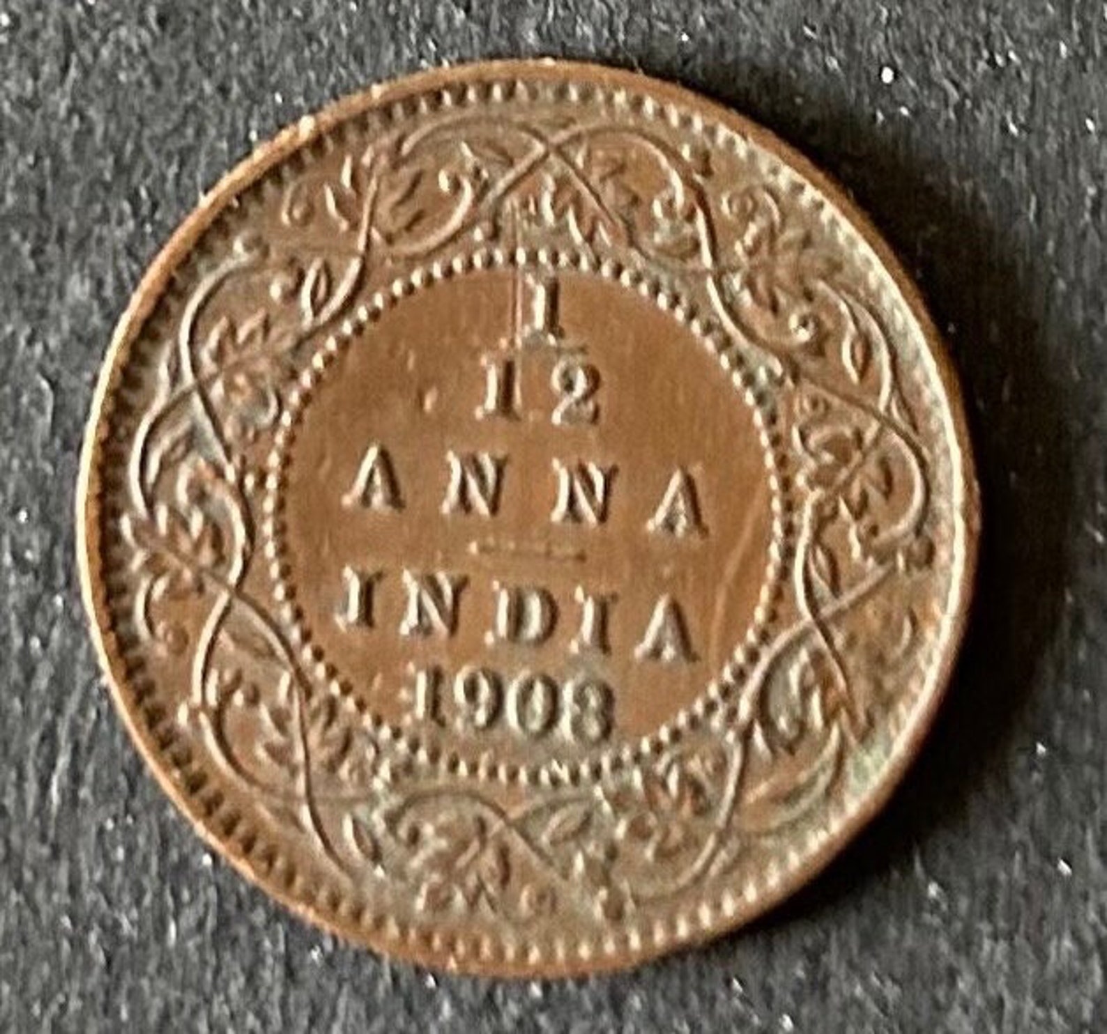 112 Anna India 1908 King Edward VII British India pre Independence ...