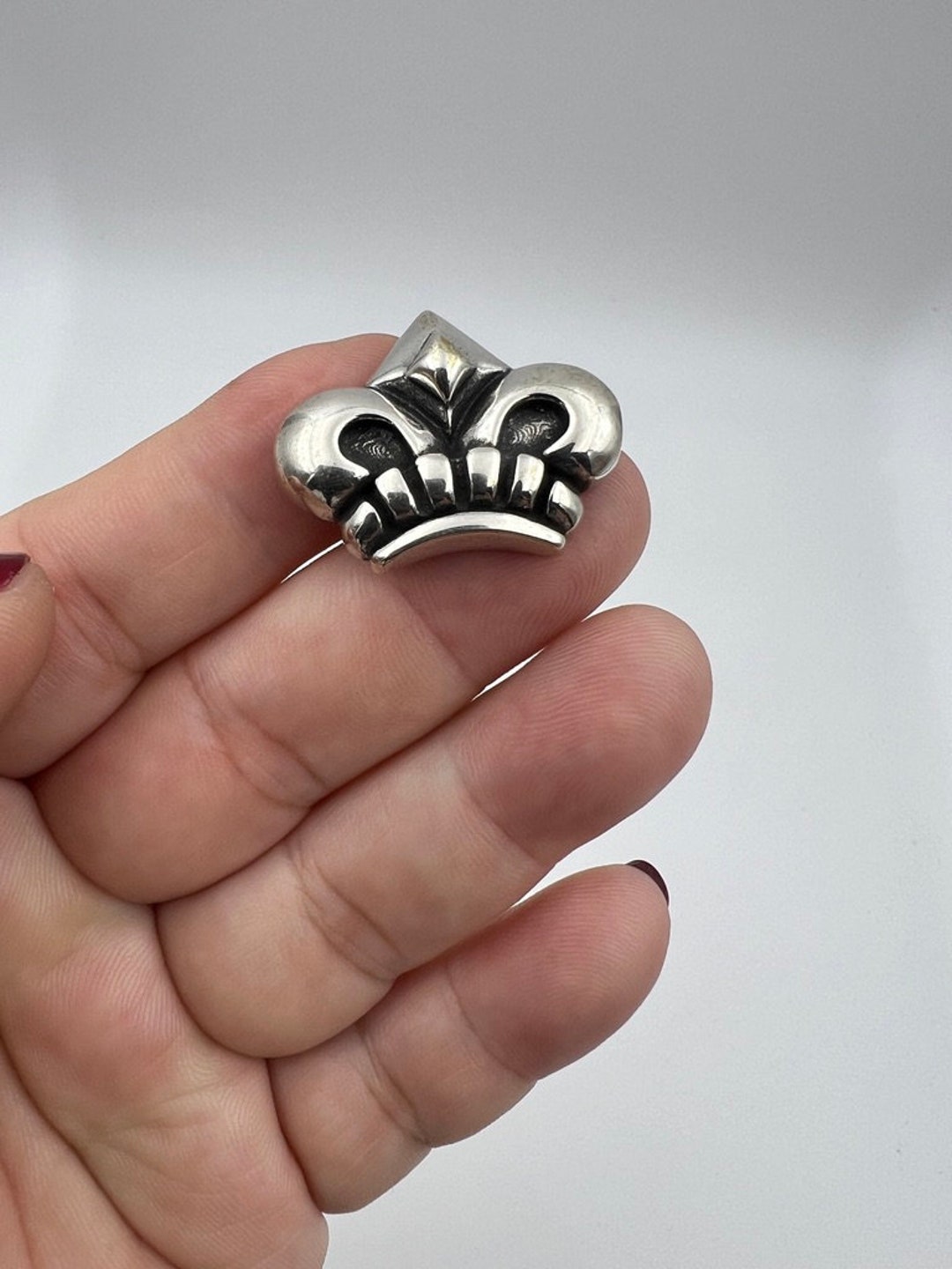 Silver Chrome Hearts Inspired Pin - Chic and Stylish - Etsy
