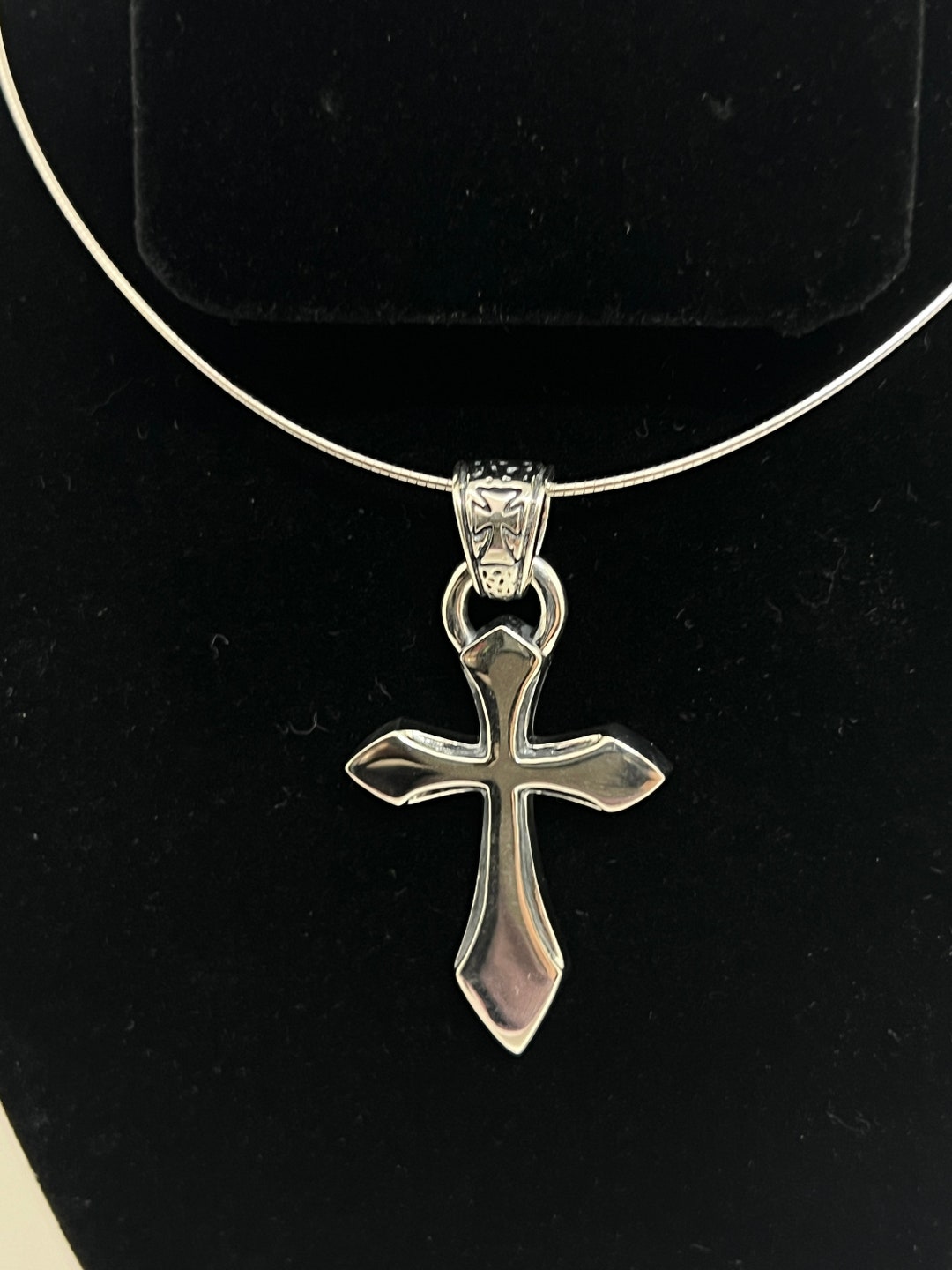 Simple Silver Cross Pendant - Classic and Elegant Jewelry - Etsy