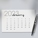 Printable Planner Cards 2023 3x2 Inches Mini Calendar - Etsy