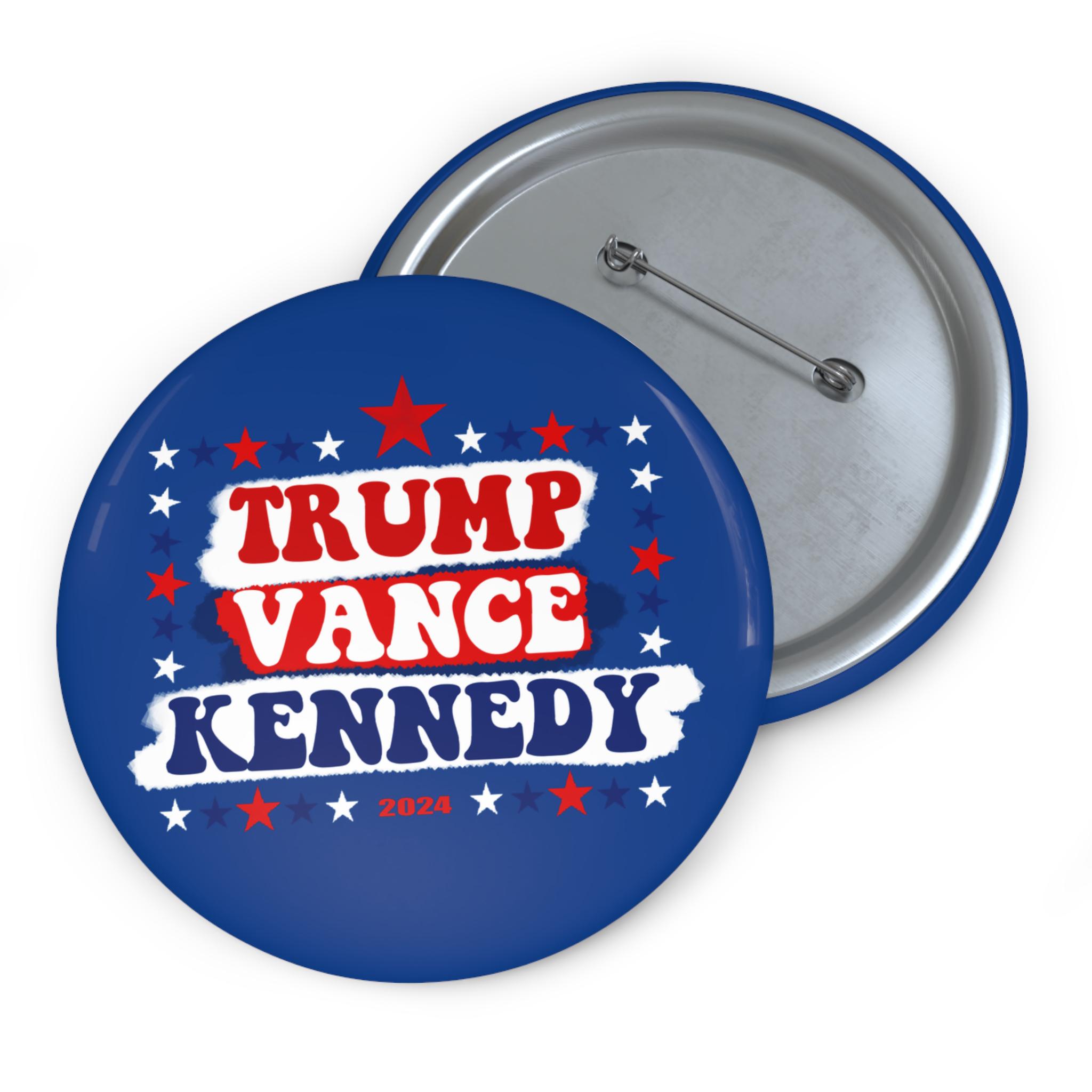 Trump Vance Kennedy | Red, White, and Blue Election Pin | 3-inch ...