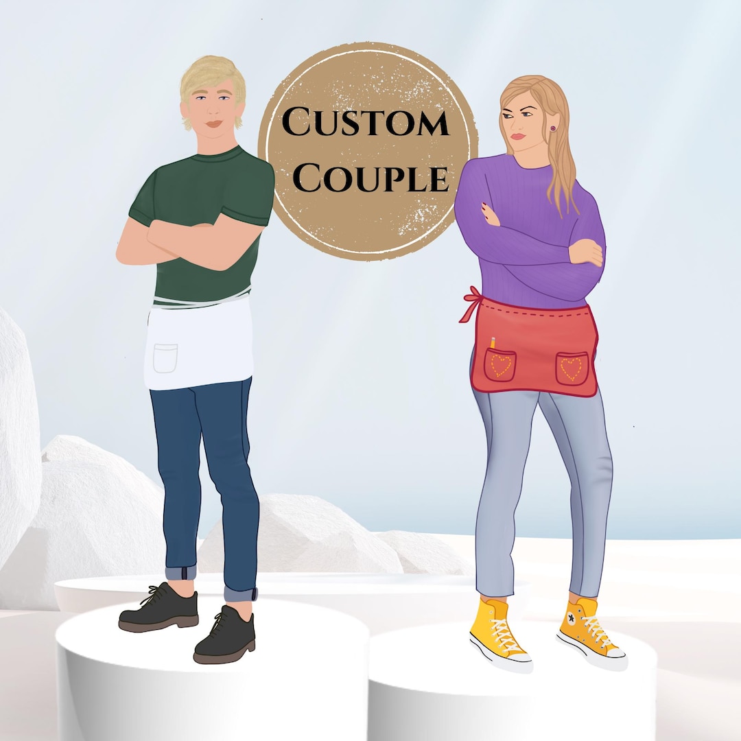 Custom Romance Book Cover Art: Detailed Couple Illustration - Etsy