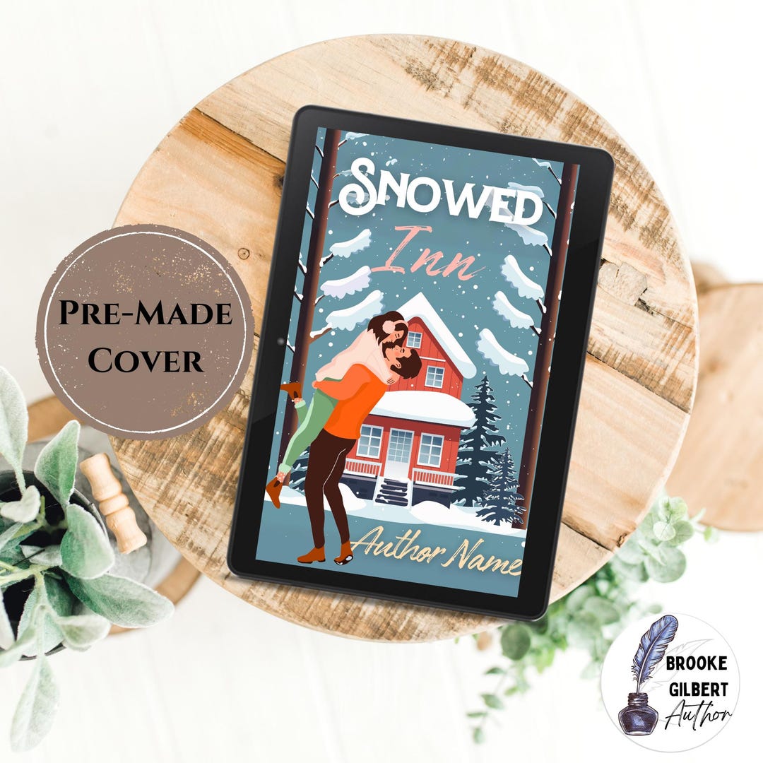 Pre-made Ebook Cover. Winter Snow Ski Romance Book Cover Art Design ...
