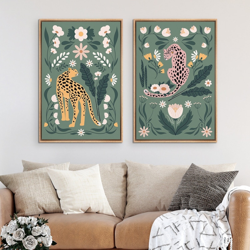 Cheetah Print Wall Art - Etsy